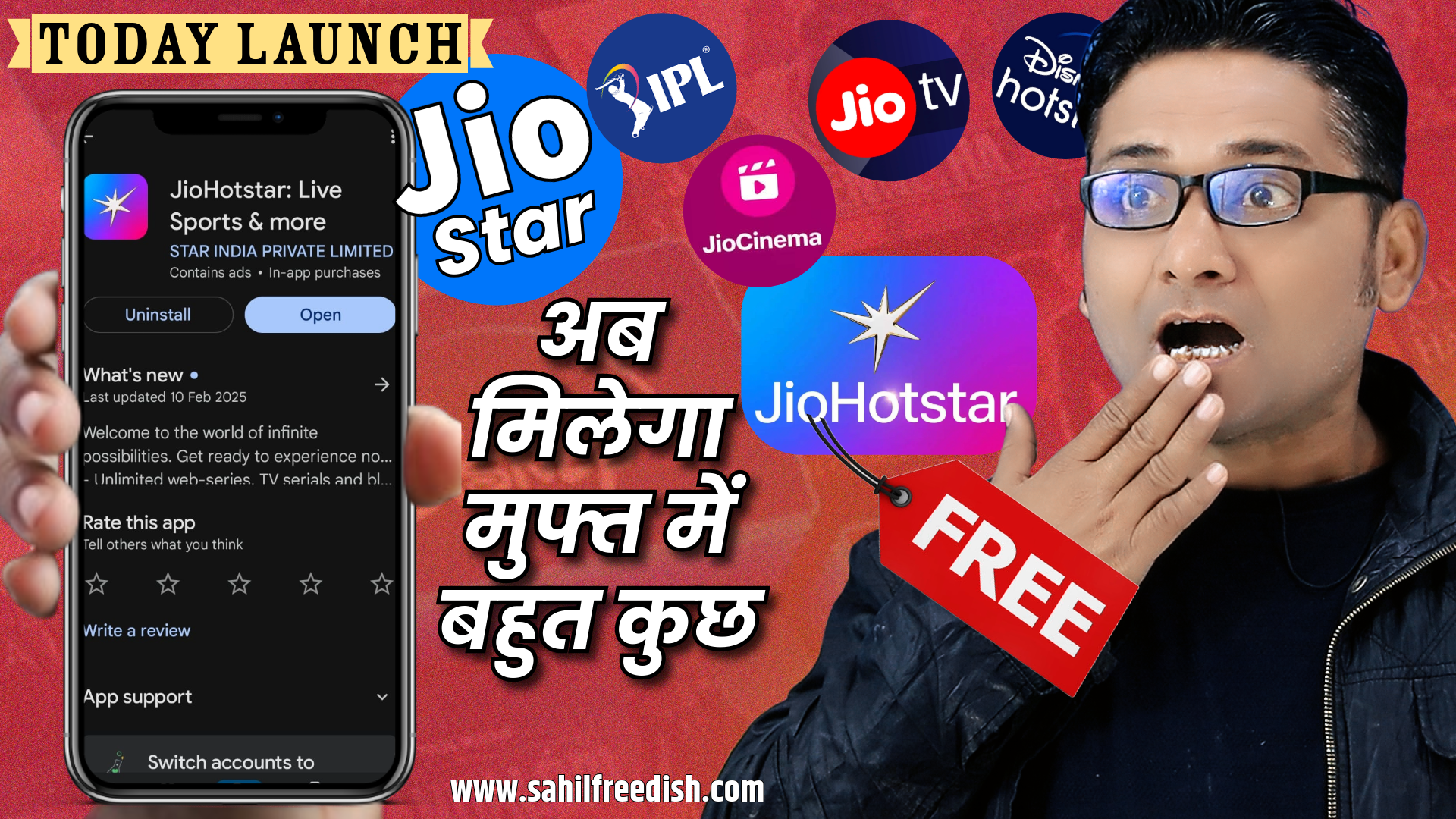 JioHotstar Launch Jio Star App Price Plan Offers - Sahil Free Dish