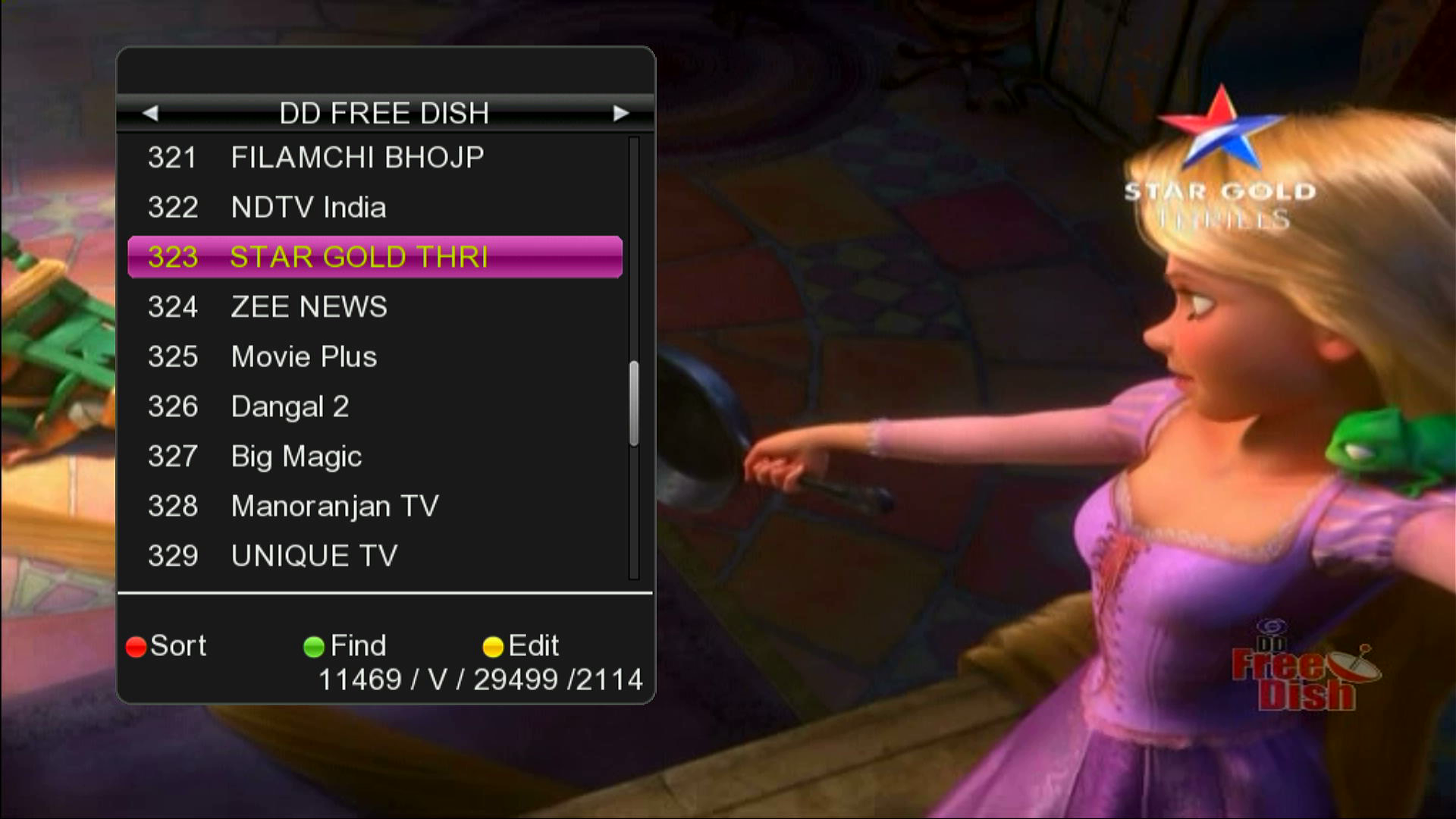 DD Free Dish Channel List 2025 - MPEG-2/4 SD/HD Channels & Services - Sahil Free Dish