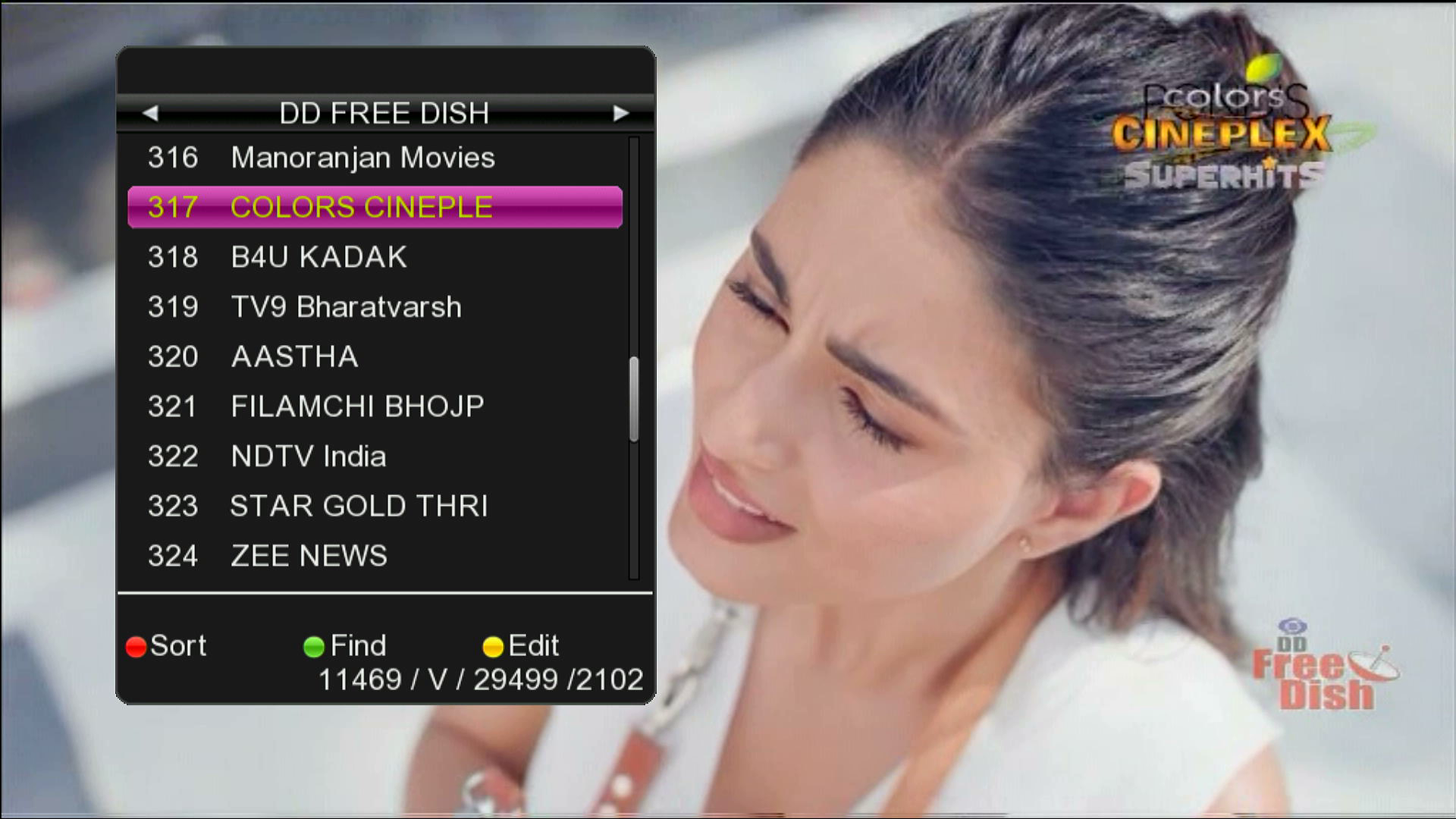 DD Free Dish Channel List 2025 - MPEG-2/4 SD/HD Channels & Services - Sahil Free Dish