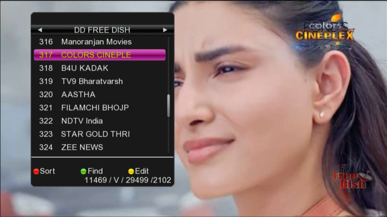 DD Free Dish Channel List 2025 - MPEG-2/4 SD/HD Channels & Services - Sahil Free Dish