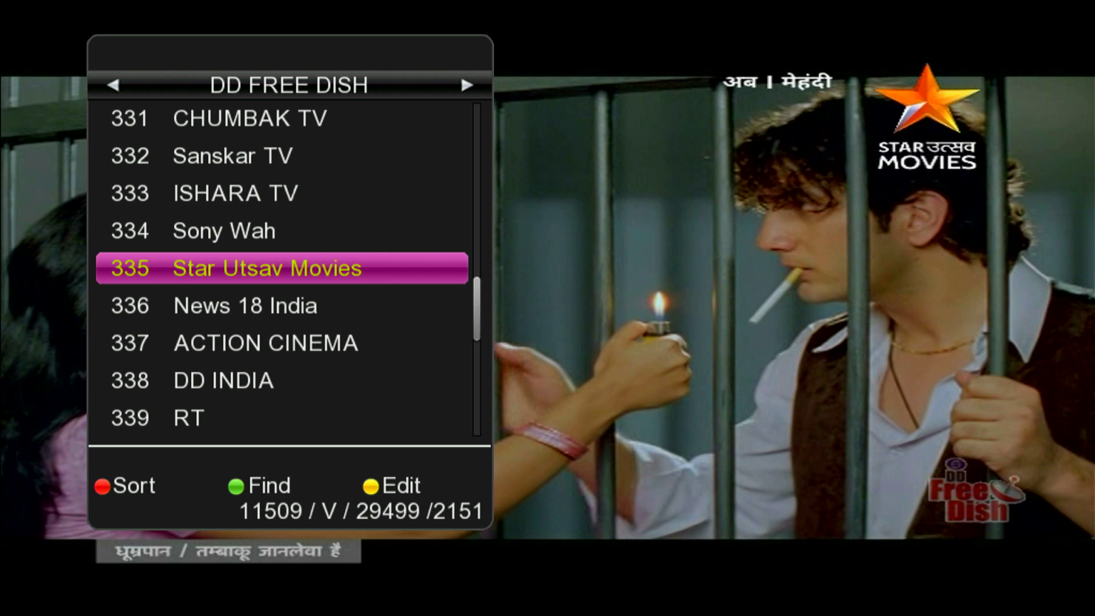 DD Free Dish Channel List 2025 - MPEG-2/4 SD/HD Channels & Services - Sahil Free Dish